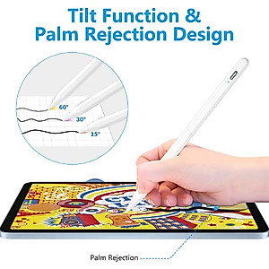 Stylus Pen for iPad, Apple Pencil for iPad 10th/9th Generation, iPad Pro 11 & 12.9 inch, iPad Pencil Compatible with (2018-2022) Apple iPad Air 5th/4th/3rd Gen, Mini 6th/5th Gen, iPad 8th/7th/6th Gen