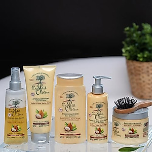 Le Petit Olivier Nutrition Cream Shampoo - Olive, Shea, Argan Oils - Repairs Dry, Damaged Hair - Enriched With Natural Origin Ingredients - Free Of Silicone - 8.45 oz