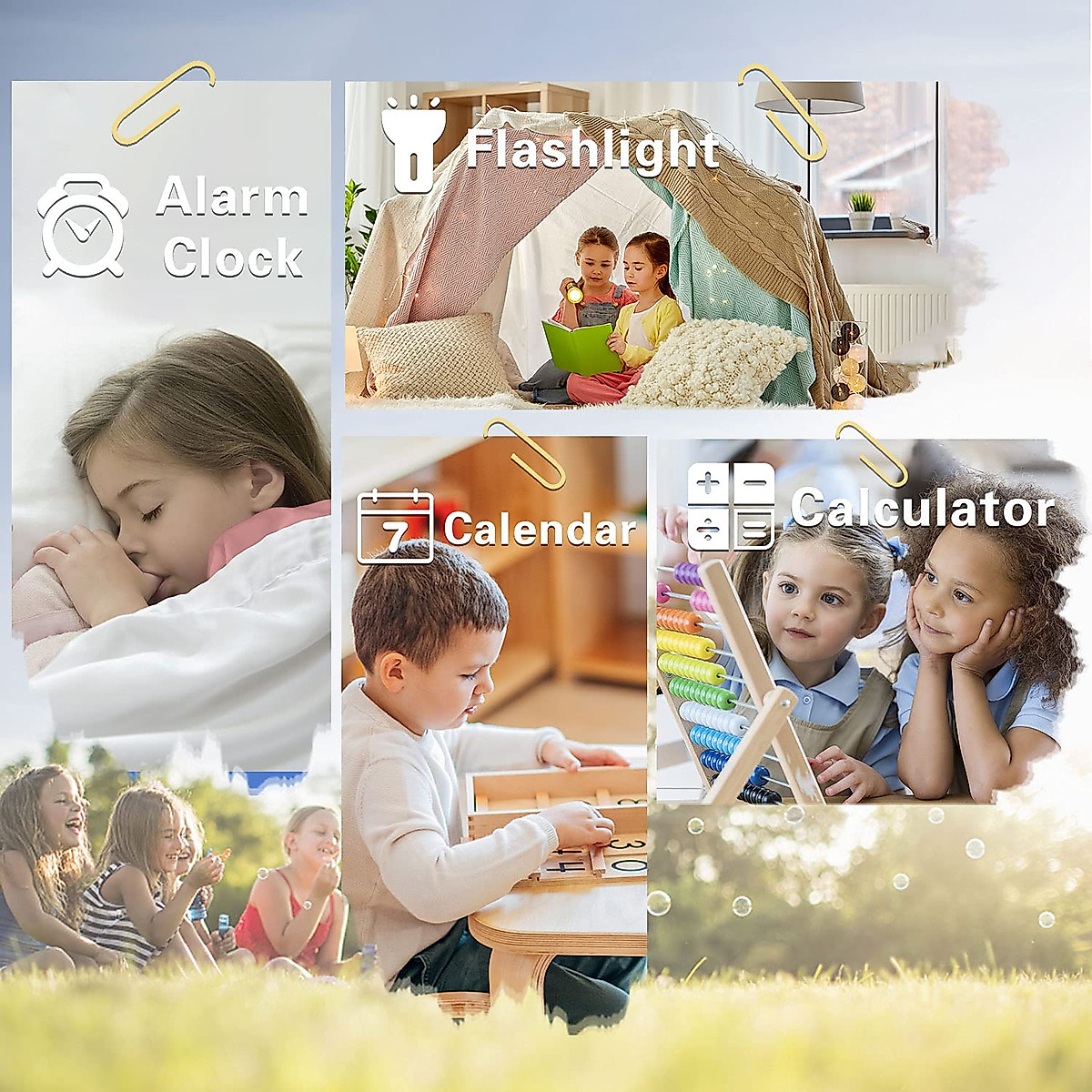 Kids Smart Watch for Girls Boys - Smart Watch for Kids Watches for 4-12 Years with 17 Puzzle Games Alarm Clock Music Player Camera Calculator Torch Children Learning Toys Teens Birthday Gifts (Pink)