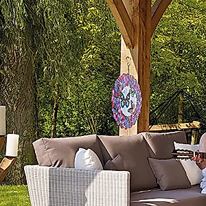 YARDWE Bird Blinder Hanging Decoration Reflective Bird Deterrent Devices Bird Strike Prevention for Window Garden Yard Outdoor