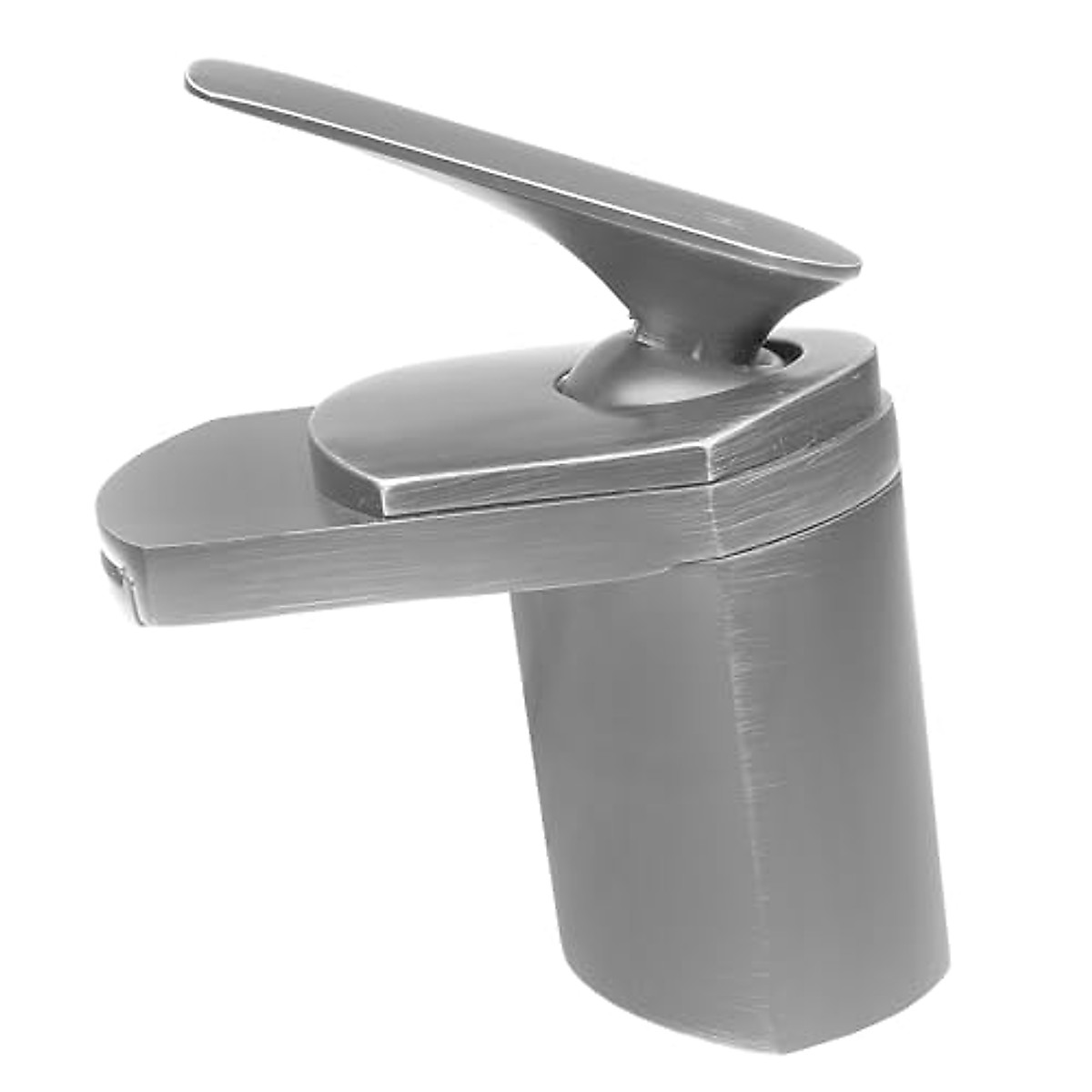 Novatto WAVE Single Lever Waterfall Lav Faucet, Brushed Nickel