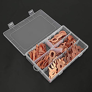 Dent Pulling Rings, 110pcs Dent Pulling Puller Rings Triangle OT Round for Car Body Welding Repair Tool Set Weld kit Dent Puller Rings