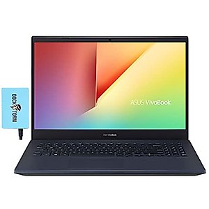 ASUS VivoBook 15.6" FHD 60Hz IPS Display Home & Business Laptop (Intel i5-10300H 4-Core, 20GB RAM, 1TB PCIe SSD, GTX 1650, Fingerprint, WiFi 6, Bluetooth 5.1, HD Webcam, Win11P) w/Hub