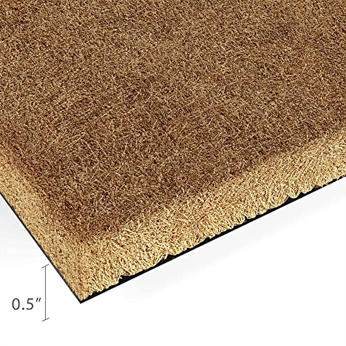 Barnyard Designs 'Home Sweet Home' Doormat Welcome Mat for Outdoors, Large Front Door Entrance Mat, 30x17, Brown