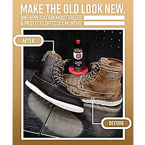 Adam’s Leather Rejuvenator Oil (4oz) - Cleans, Hydrates, Protects All Leather Types, Colors, & Ages - Non Sticky, Non Greasy, & Non Silicone