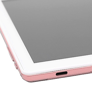 Android Tablet 10.1 Inch, 4G 5G WiFi Tablet, 8GB RAM 128GB ROM, Octa Core Processor, 2 Sim Slot, 1 Memory Card, 5+13MP Dual Camera, Computer Tablet for Reading, 6000mAh (Pink)
