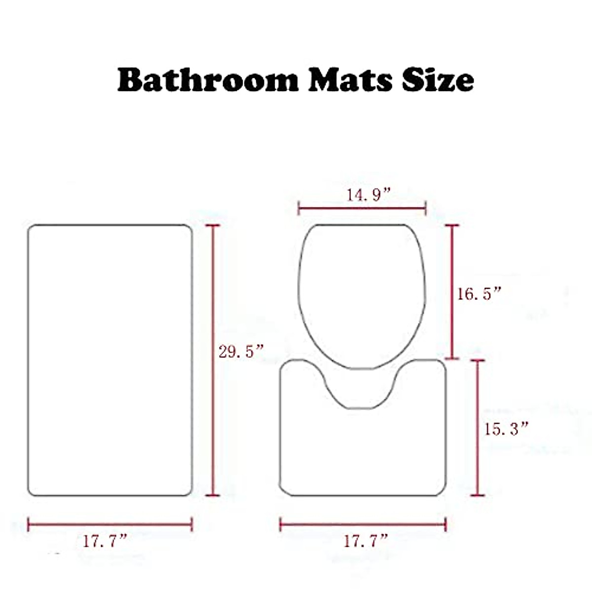 LXHG 4 Pcs Skull Pattern Shower Curtain Set with Bath Rugs and Mat, Toilet Lid Cover, 12 Hooks, Bathroom Sets with Shower Curtain and Rugs,Blue