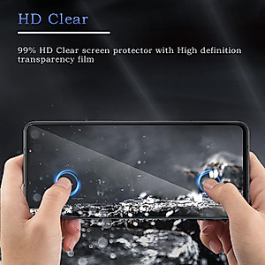 [2 Sets] Screen Protector for Samsung Galaxy Z fold 3 5G, (2X Front Screen Protector + 2X Inside Screen Protector + 2X Back Film + 2X Side Soft Film) Full Covered, HD Clear TPU Film Screen Guard
