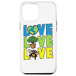 iPhone 12 Pro Max Earth Love Trees And Nature Love Bees Earth Science Case
