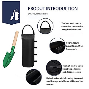 IALNAI 112 LBS Canopy Weights Sand Bags Stabilize Your Pop Up Gazebo with Ez Pop up Canopy Tent Outdoor Instant Canopies Sand Bags - Heavy Duty Weights for Windy Conditions