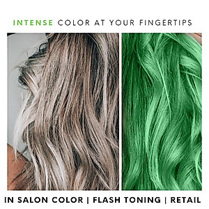 Watercolors INTENSE Semi Permanet Color Depositing Shampoo. Sulfate & Paraben Free to Maintain & Enhance Hair Color 8 fl oz - GREEN