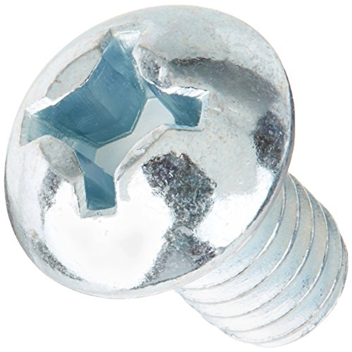 Small Parts Steel Machine Screw, Zinc Plated Finish, Round Head, Phillips Drive, Meets ASME B18.6.3, 2-1/2" Length, Partially Threaded, 1/4"-20 UNC Threads (Pack of 50)