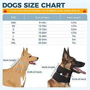 FoxFocus Dog Neck Braces Providing Support for Dogs with Vertebral Neck Injuries, Sprains, and Instability, While Preventing Biting and Licking for Effective Wound Healing