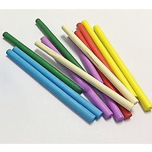 YANQIN 50 pcs Bird Chewing Toys-Colorful Natural Wood Bird Toy Set-Small Pet Foot Talon Toy for Parrots, Parakeets, Cockatiels, Lovebird, Budgie, Conures Random Color