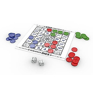 Sequence Dice Peggable - Bilingual by Jax - Packaging Colors May Vary