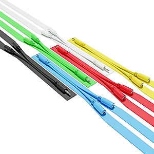 ExcelValley - Mono Splitter Y Patch Cables - TS 3.5mm 1/8" Eurorack Synth Synthesizer [6A-Pack]