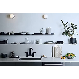 Floating Shelf Wall Mounted (11 inch x 24 inch) Heavy Duty Industrial Modern Steel, Black