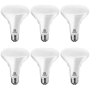 Energetic [Energy Star] LED BR30 Flood Light Bulbs Indoor, Daylight 5000K, Dimmable, 65 Watts Recessed Light Bulbs for Cans, 750 Lumens, UL Listed, 6 Pack