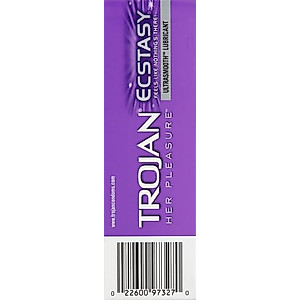 Trojan Her Pleasure Ecstasy Lubricated Condoms - 10 Count (Packaging May Vary)