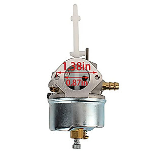 Carbhub 632371 Carburetor Snow Blower for Tecumseh H50 HSK50 H60 HSK60 H70 HSK70 Toro 38510 38513 38063 38065 38062 38050 38040 38072 38073 Thrower Replaces 632371A 632379A 632379 with Spark Plug