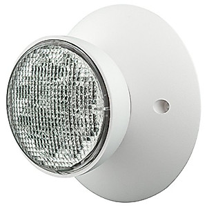 HUBBELL CIRS Emergency Light, Single Head, White