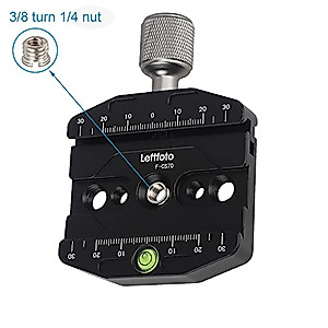 70mm Quick Release Clamp Compatible with Arca Swiss Style Plate for Tripod Ballhead Universal Quick-Change seat, monopod Head, Tripod Quick Release Plate