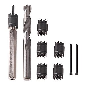 Spot Welder Cutter Set, 3/8" Spot Weld Drill Bits Sheets Metal Hole Cutter Remover Double Sided for Power Drill Spot Welding
