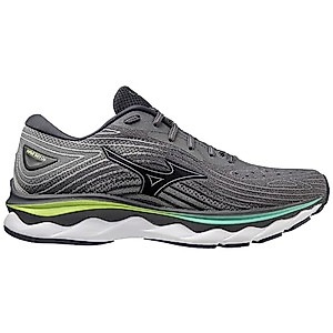 Mizuno Men's Wave Sky 6 Running Shoe, Quiet Shade/Silver, 9.5