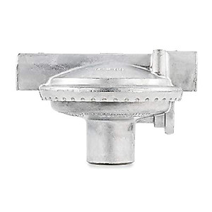 Camco 59013 Single Stage Propane Low Press Regulator, Silver