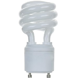 SUNLITE 00787-SU Mini Spiral CFL Bulb, 13 Watts (60W Equivalent), GU24 Base, 900 Lumens, 10,000 Hour Life Span, UL Listed, 1 Pack, 41K - Cool White