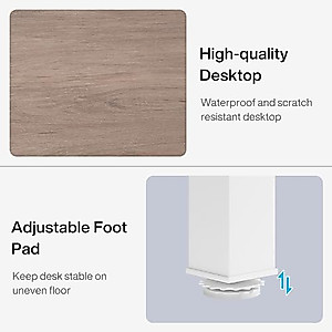 LITTLE TREE 78.7 Inches Extra Long Two Person Office Desk,Double Workstation for Home Office