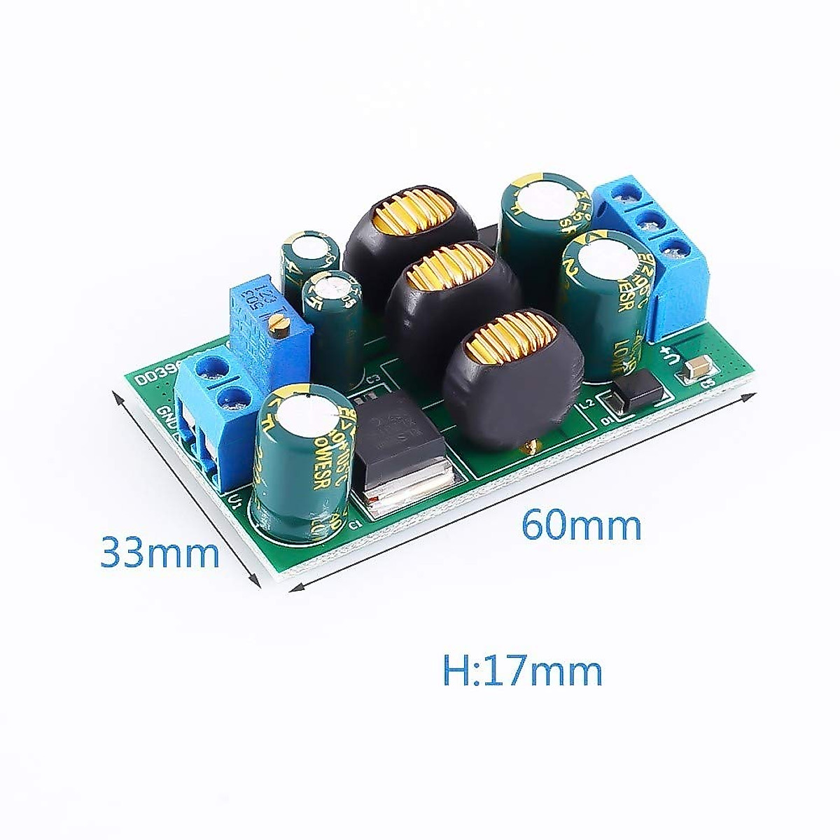 Boost Buck Voltage Converter, DC-DC 5V-24V to +/-3V-30V Step UP Down Power Supply Module Adjustable 20W Positive Negative Dual Output Voltage Charging Converter for Amplifier
