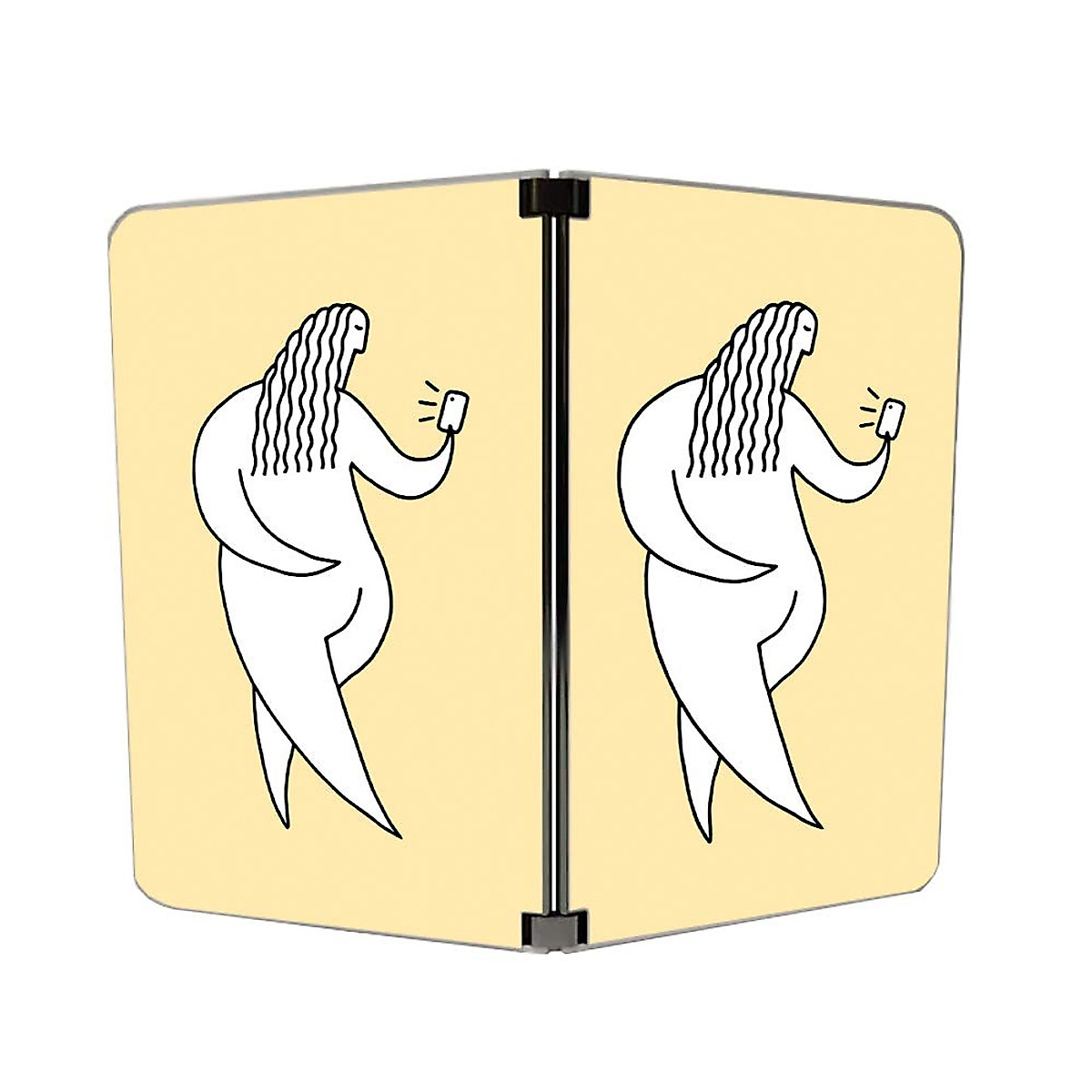 MightySkins Skin for Microsoft Surface Duo - Chubby Selfie | Protective, Durable, and Unique Vinyl Decal wrap Cover | Easy to Apply, Remove, and Change Styles | Made in The USA