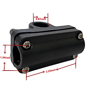 Twin Pack Rod Holder with 2 Side Mounts and 2 Bottom Mounts Adjustable Boat Fishing Rod Holder