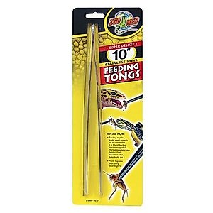 Zoo Med Super Deluxe Stainless Steel Feeding Tongs