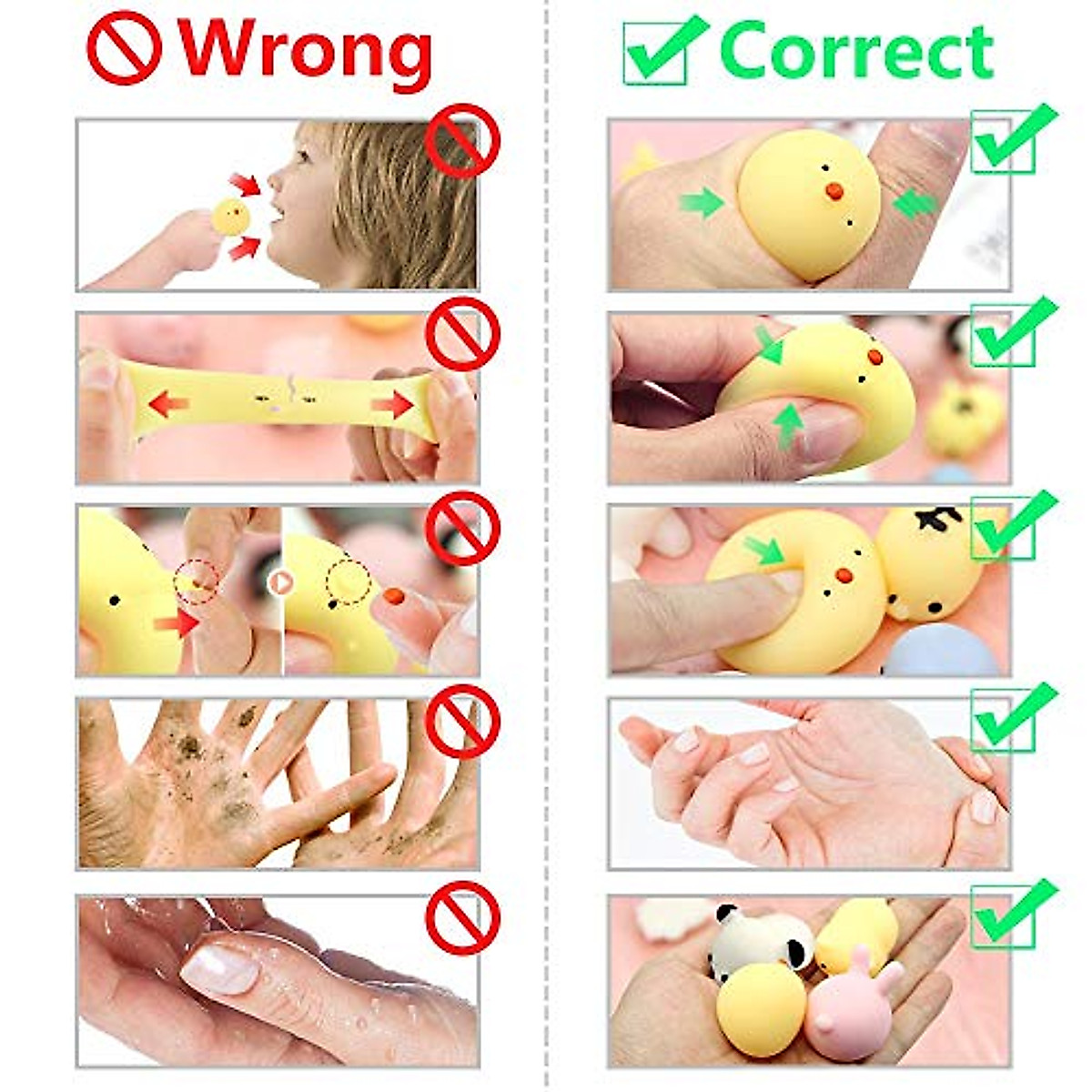 Satkago Mochi Squishys Toys, Easter Party Favors 25pcs Mini Kawaii Squishies, Easter Basket Stuffers Fillers Treasure Box Toys for Classroom Supplies, Birthday Easter Gifts for Kids Teens Boys Girls