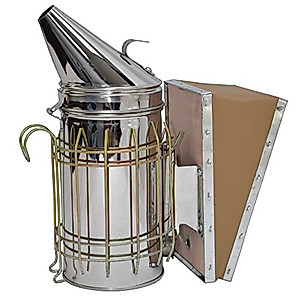 VIVO Beekeeping Starter Tool Kit, Set of 4, Bee Hive Smoker, Brush, Frame Grip, and Stainless Steel J-Hook Lifter Equipment BEE-KIT2