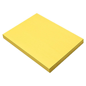 Prang (Formerly SunWorks) Construction Paper, Yellow, 9" x 12", 100 Sheets