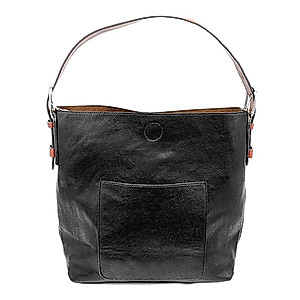 Joy Susan Womens Faux Leather: Hobo 2-in-1 Handbag