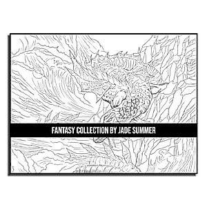 Fantasy Collection: An Adult Coloring Book with 100+ Incredible Coloring Pages of Mermaids, Fairies, Vampires, Dragons, and More!