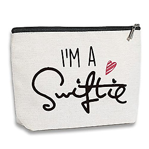 Music Lovers Gifts for Women, Friendship Gifts for Women Friends Sister, TS Fans Makeup Bag, Birthday Christmas Gifts for Her