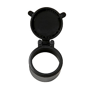 Butler Creek 47 Objective Flip Open Scope Cover , Black