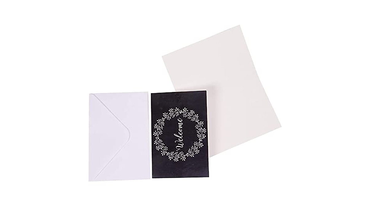 Bulk Welcome Note Cards: Floral Design for Guests & Business