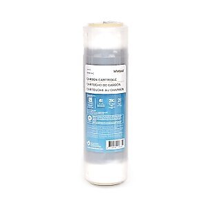 Whirlpool Undersink Granular Activated Carbon Filter WHKF-GAC, 2000 Gallon Capacity, NSF Certified - Reduces Chlorine Taste & Odor, Use for Drinking Water Filtration or Reverse Osmosis System