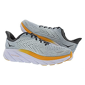HOKA Clifton 8 Mens Shoes Size 9.5, Color: Blue Fog/Plein Air