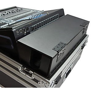 Harmony Audio HCPRE2442DHW Flight Dog House Road Case Compatible with Presonus StudioLive 24 Mixer