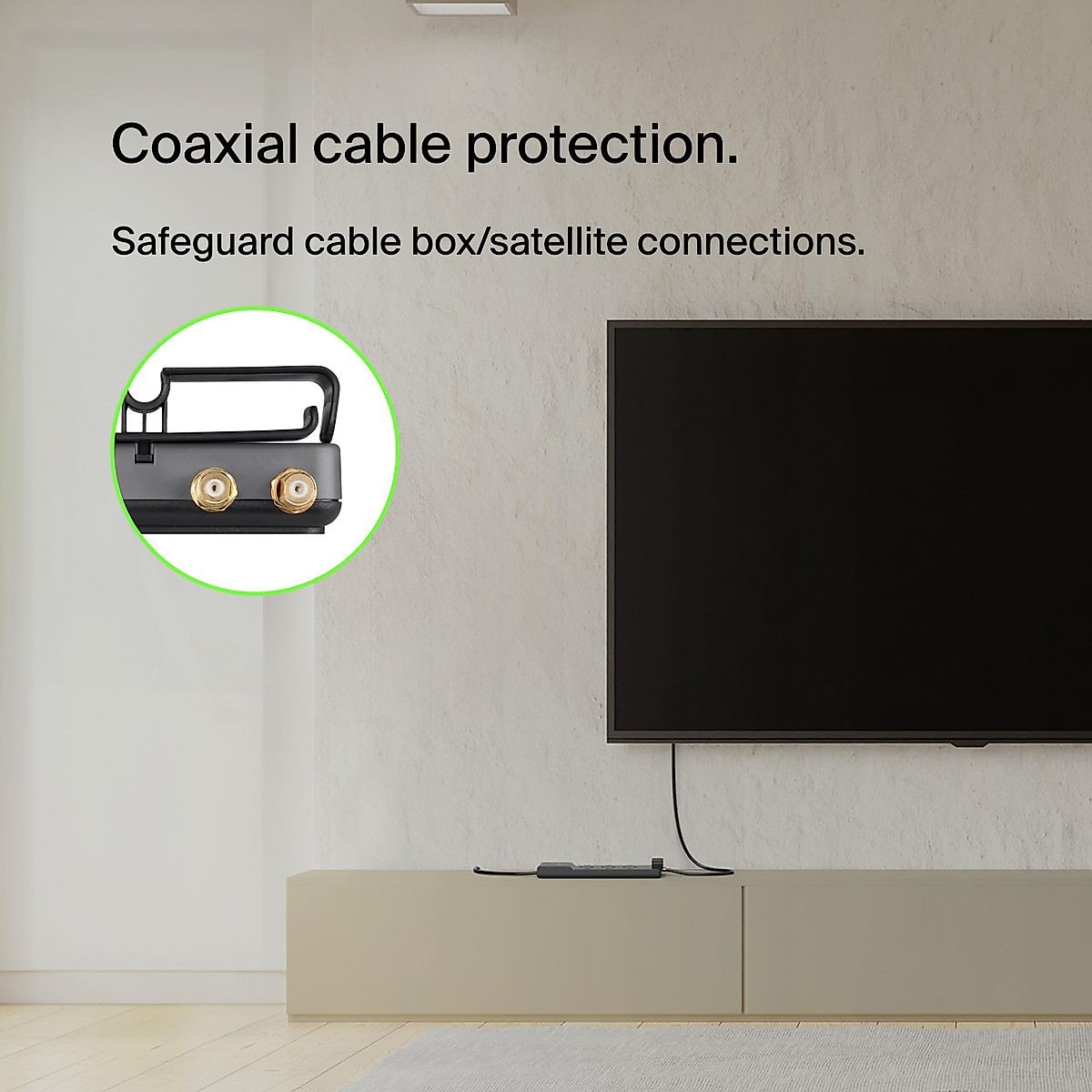 Belkin Power Strip Surge Protector - 12 AC Multiple Outlets & 8 ft Long Flat Plug Heavy Duty Extension Cord for Home, Office, Travel, Computer Desktop, Laptop & Phone Charging Brick (3,940 Joules)