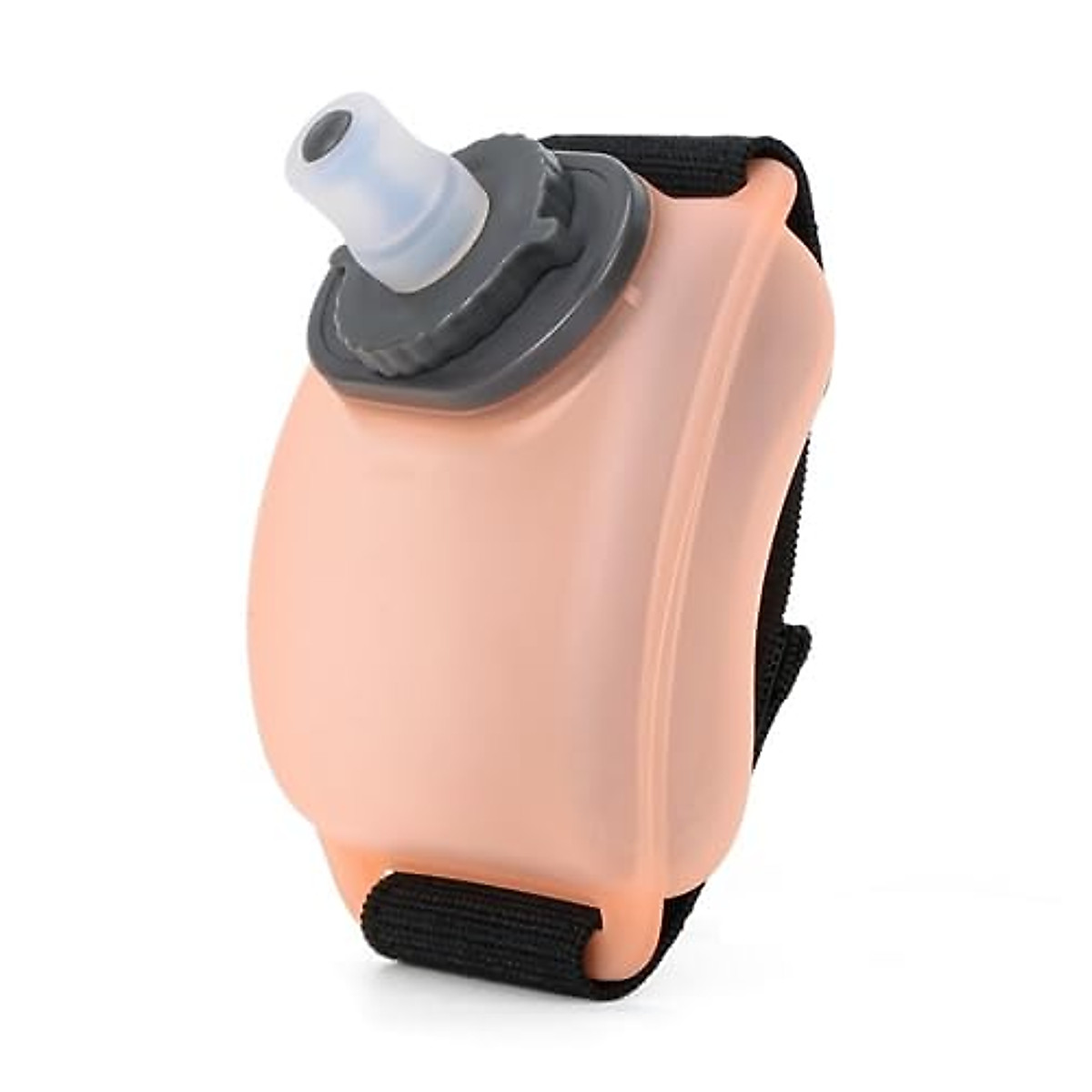 MUSKULO MONSTRO Sports Wrist Water Bottle, Hands Free Wrist Wearable Bottle, Leak Proof Silicone 7 Oz (200ml) Portable Bottle for Running Cycling Climbing Jogging and Gym Outdoor Activity  (Pink)