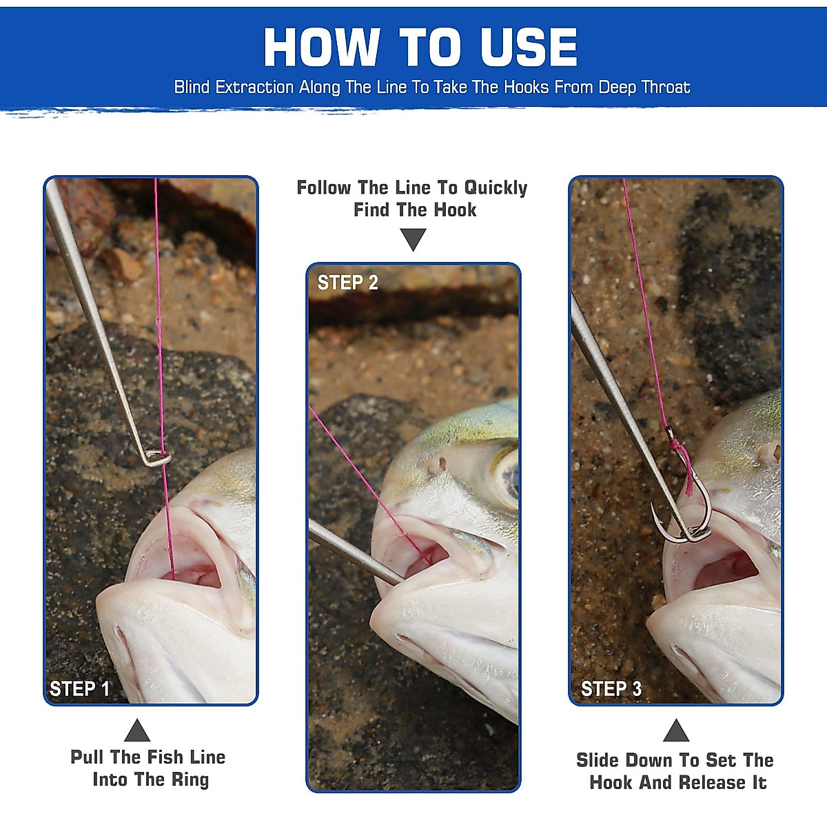 XTOUC Saltwater Fishing Pliers Titanium Alloy Jaw, Fish Hook Quick Removal, Fishing Accessories and Equipment, Split Ring Tools, Fishing Tackle Kit, Fishing Gear for Gift