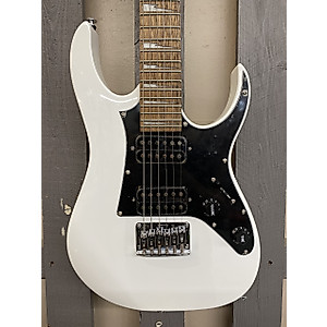 Ibanez 6 String Solid-Body Electric Guitar, Right Handed, White (GRGM21WH)